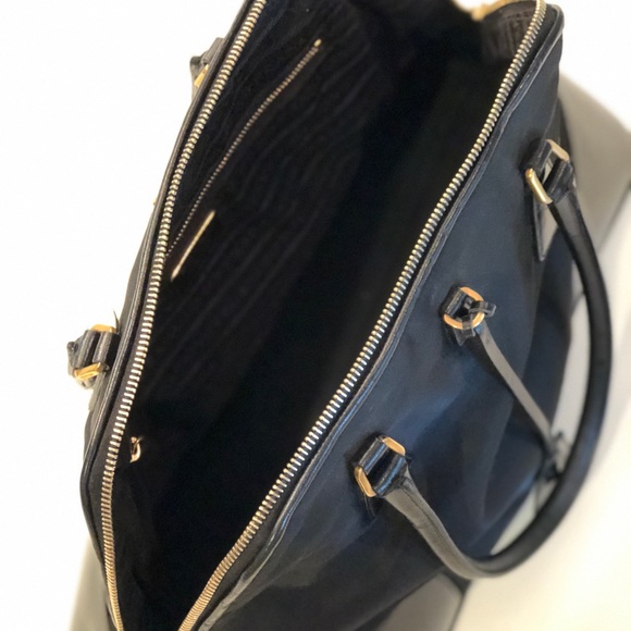 Prada | Bags | Prada Nylon And Leather Purse | Poshmark